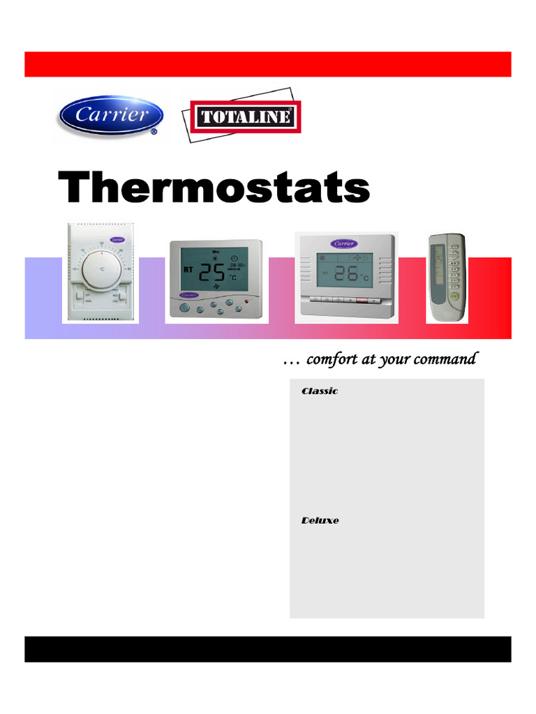 Thermostats | PDF | Thermostat | Air Conditioning