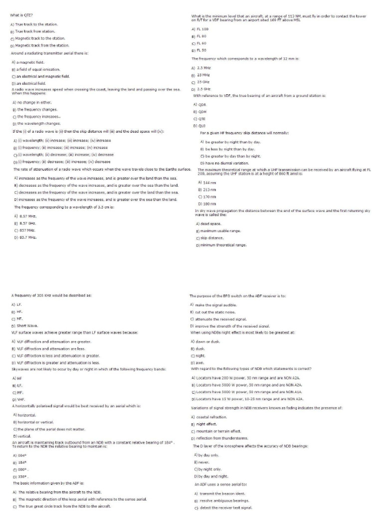 Radio Test Up To Ils | PDF
