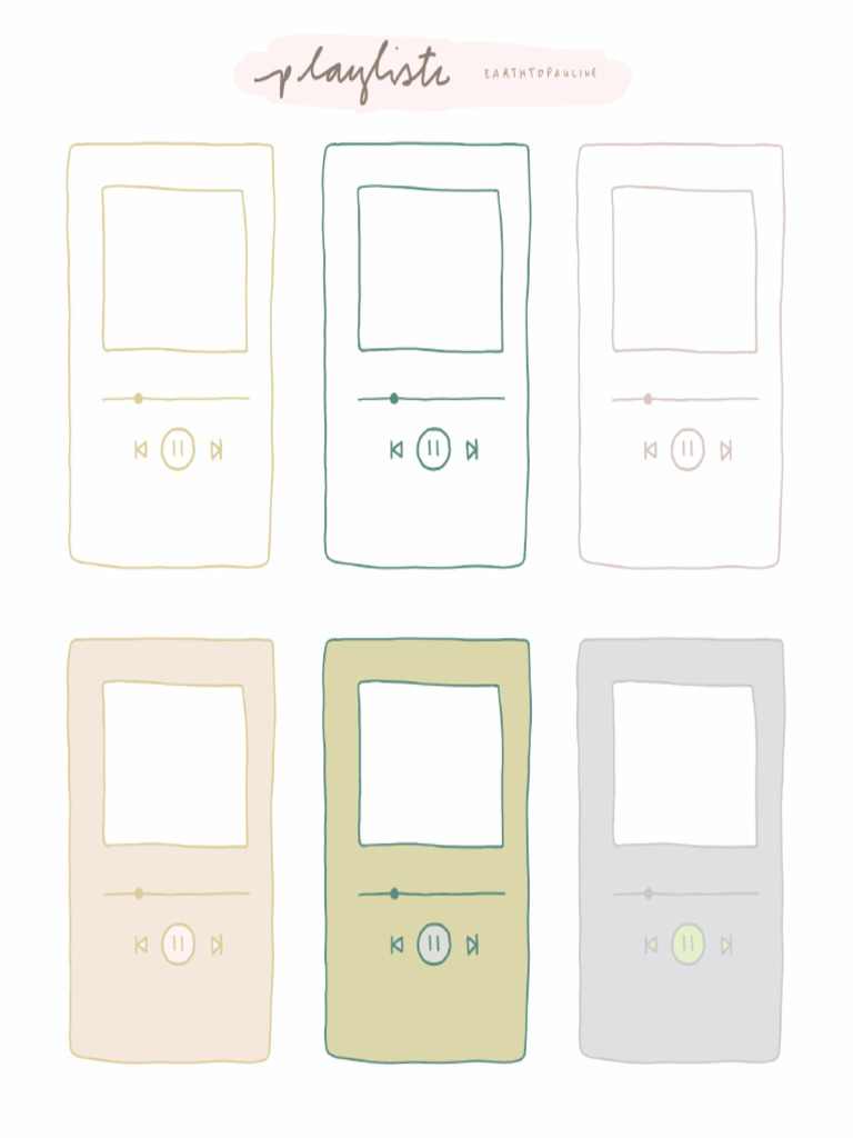 Playlist Stickers Earthtopauline | PDF