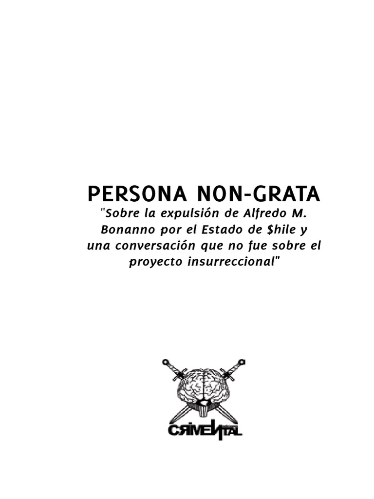 Non Grata | PDF | Anarquismo | Rebeliones