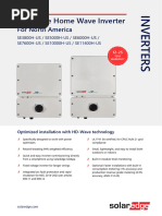 Se Power Optimizer S Series Datasheet | PDF | Photovoltaics | Energy Technology