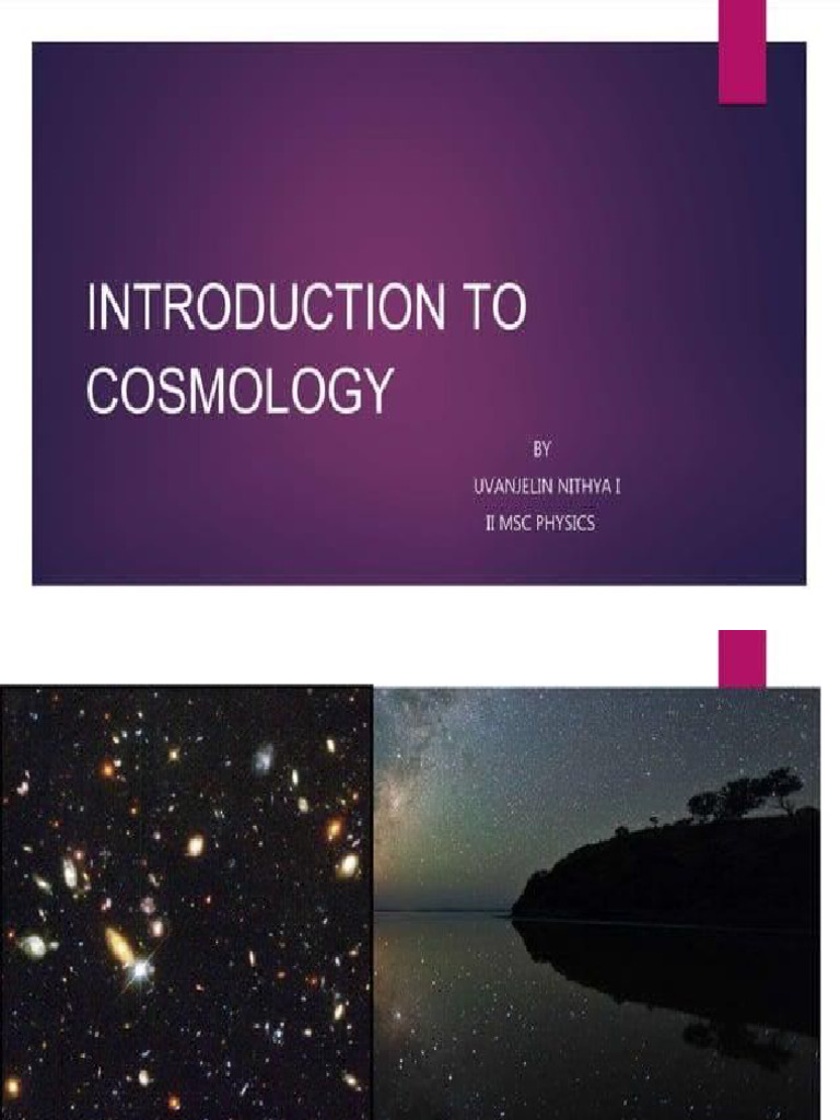 Cosmology | PDF