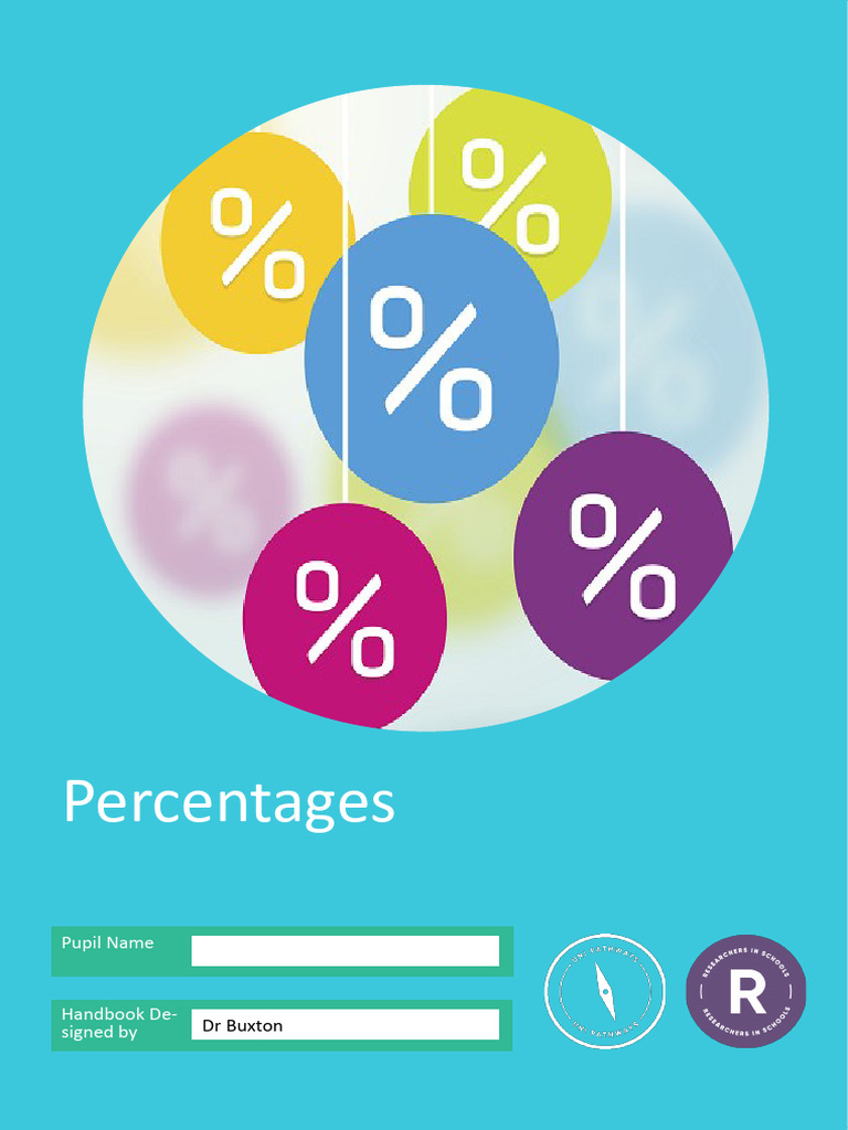 Online Resources GCSE Maths Percentages Work Book DR Daniel Buxton ...