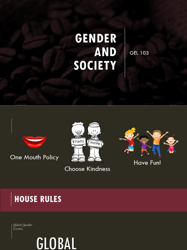 GENSOC - Global Gender Issues | PDF | Violence | Homophobia