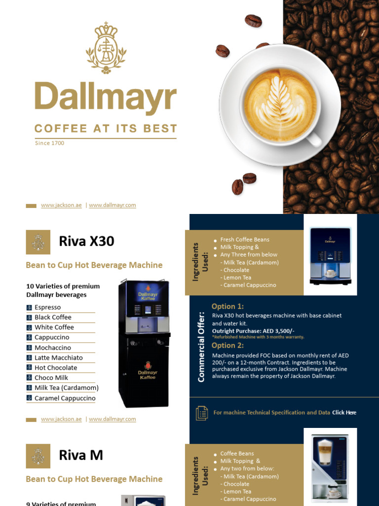 Cino e & Riva Me Rental Offer | PDF | Coffee | Drink