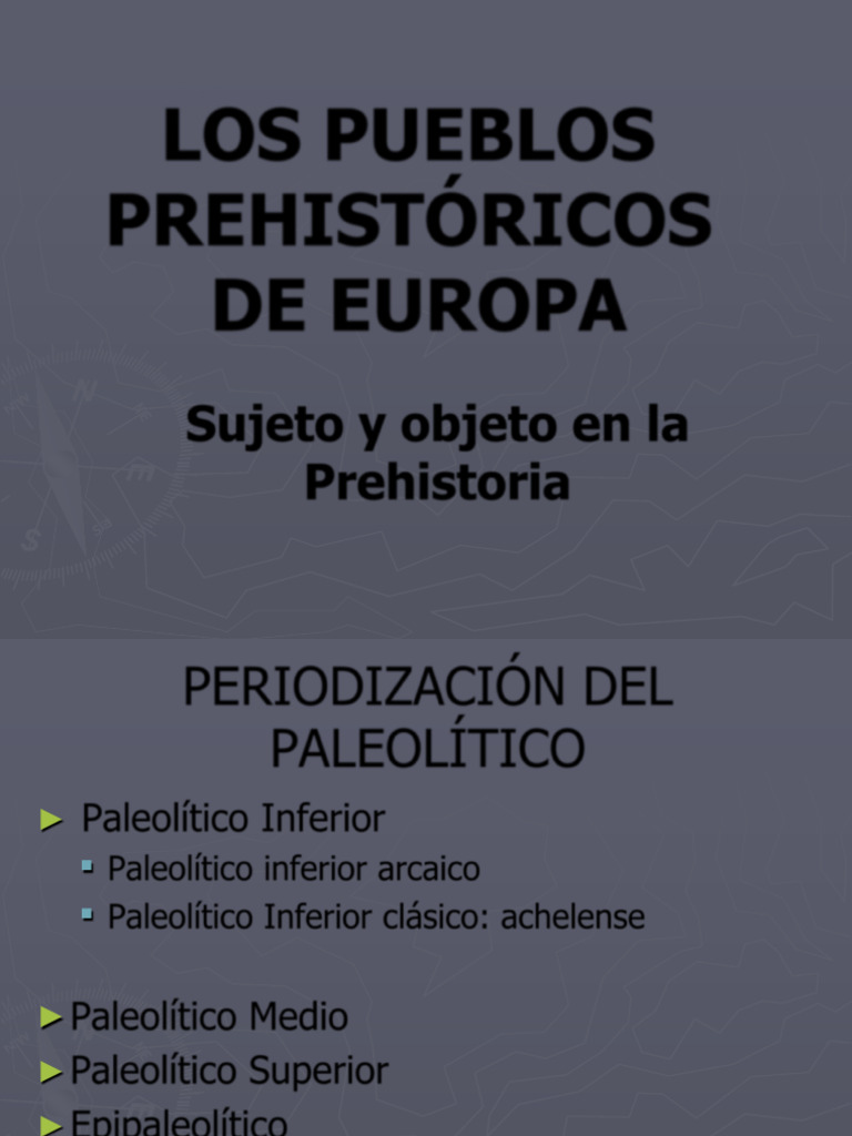 Paleolitico II | PDF | pleistoceno | Arqueología