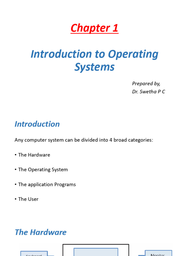 Introduction To Operating Systems | PDF | Operating System ... Introduction To Operating Systems | PDF | Operating System ...