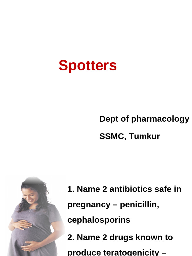 Pharma Spotters Class Ug | PDF | Pharmacology | Medical Specialties