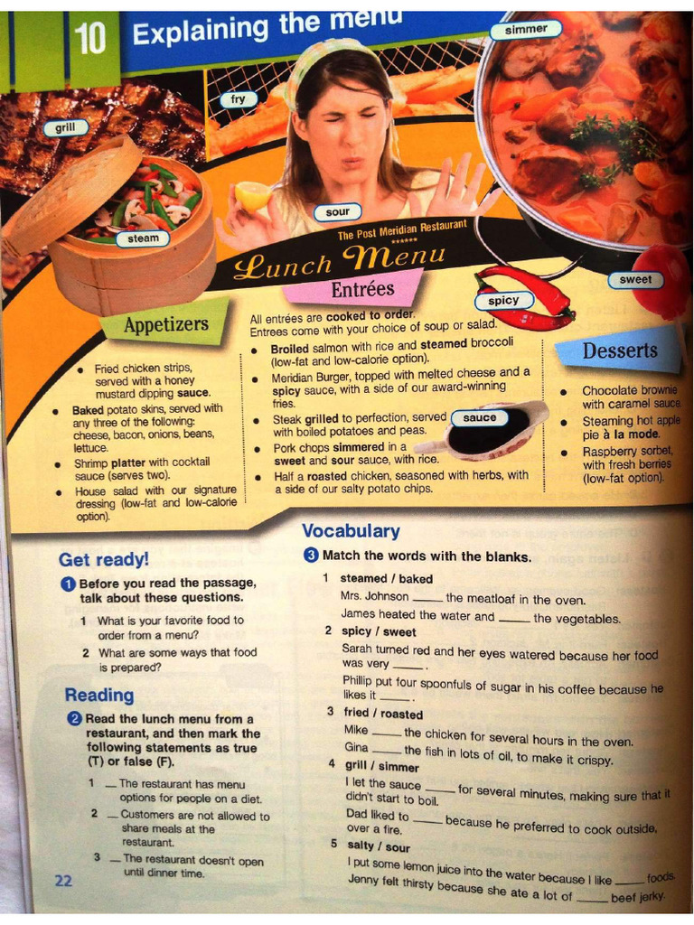 Explaining The Menu | PDF