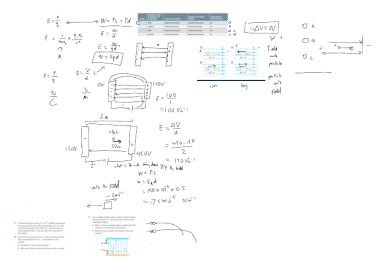 Work On Electrical Fields | PDF