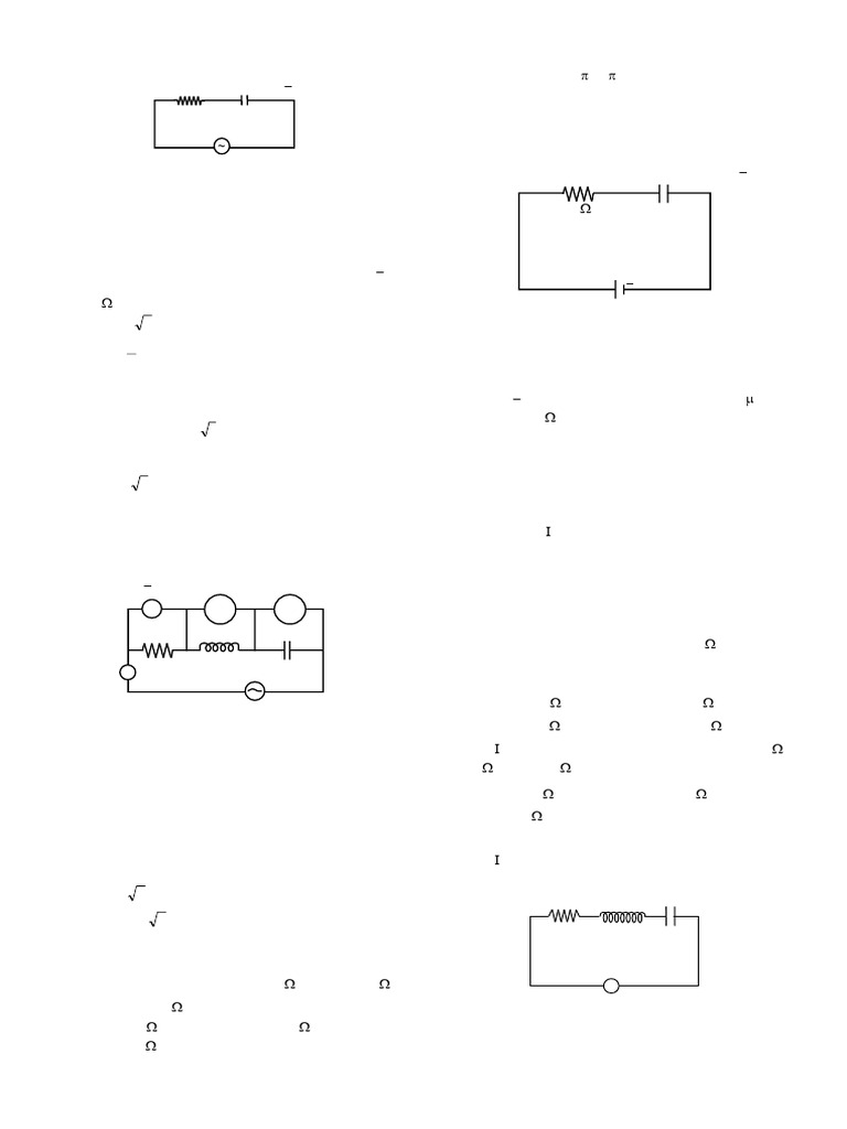 LCR Circuit Questions-1 - 240823 - 161945 | PDF | Inductance | Voltage