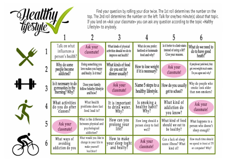 Healthy Lifestyle Boardgame Boardgames Fun Activities Games Games ...