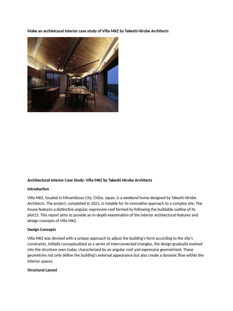 Architectural Interior Case Study | PDF | Courtyard