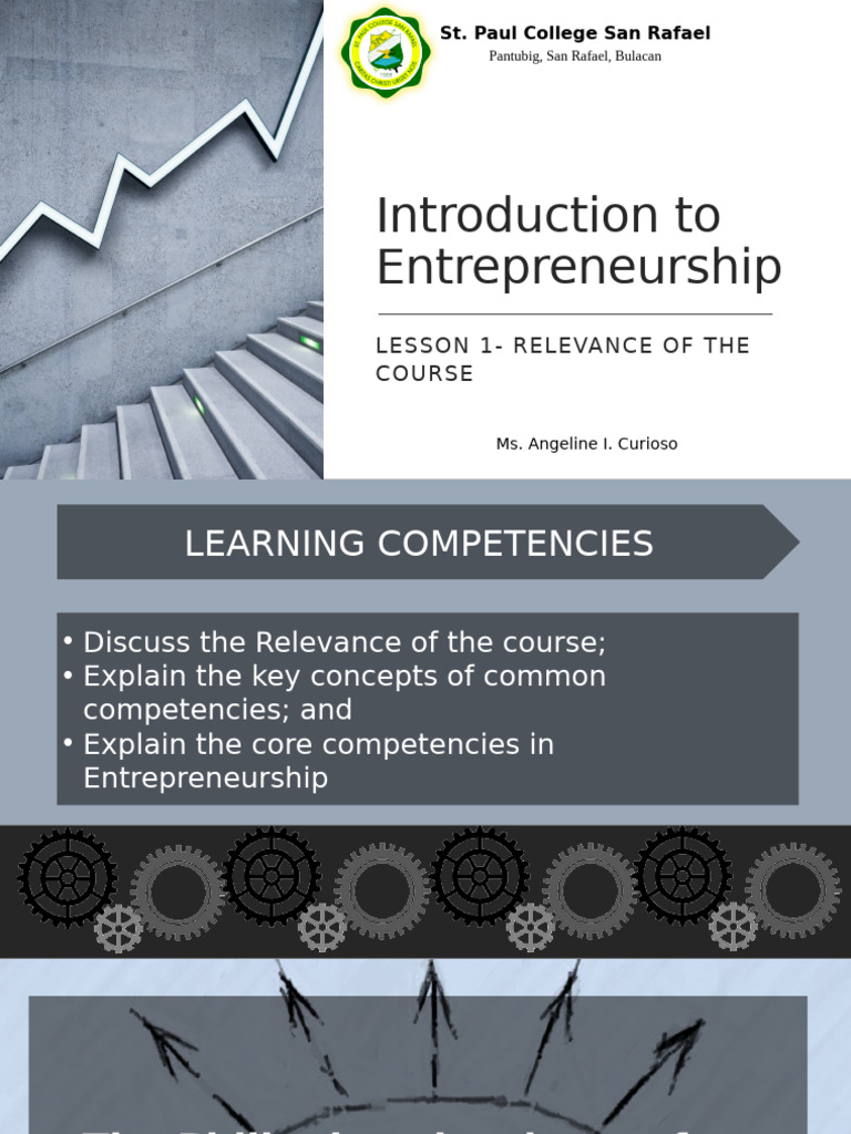 Introduction To Entrepreneurship | PDF