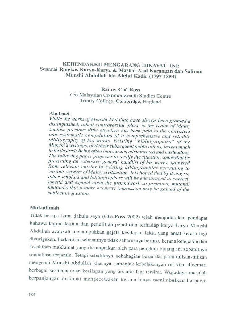 Samsudin, JURNAL PERADABAN MELAYU 2003 (1) (184-215) | PDF