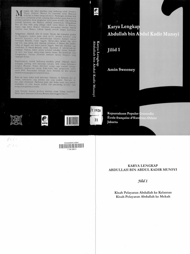 Abdullah 2005 Karya Lengkap 1 000 038 | PDF