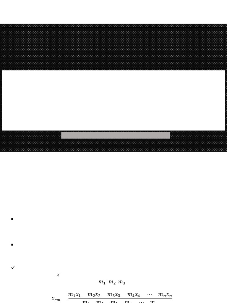 PHY101 SystemOfParticles | PDF | Angular Momentum | Rotation Around A Fixed Axis