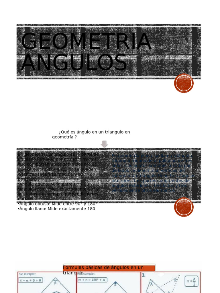 Tarea de Geometria Angulos y Triangulos f48 | PDF | Triángulo | Ángulo