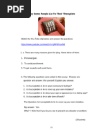 Lying Therapy Worksheet | PDF