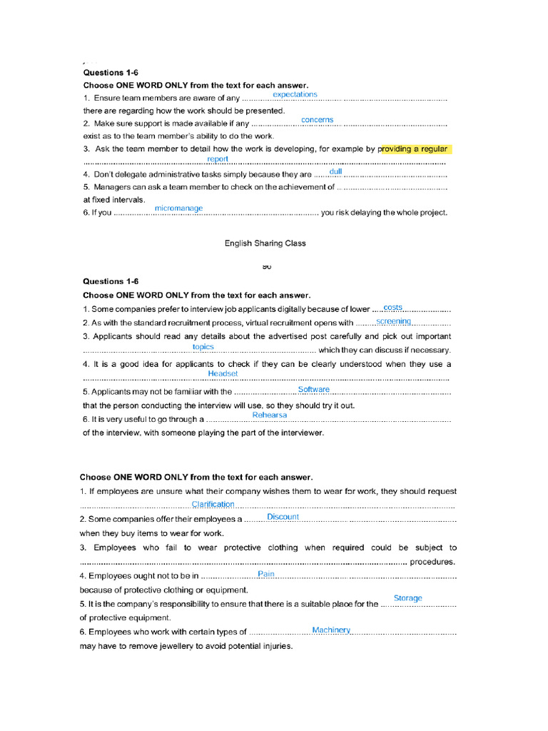 Reading Homework | PDF