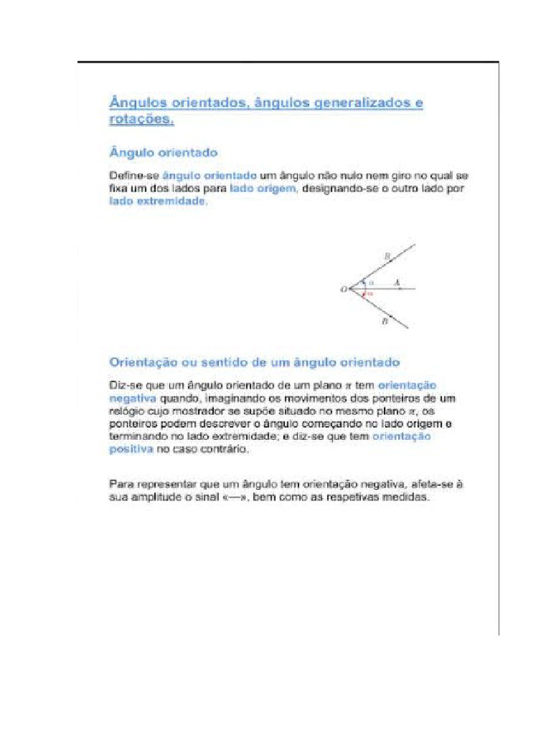 Angulo Orientado | PDF