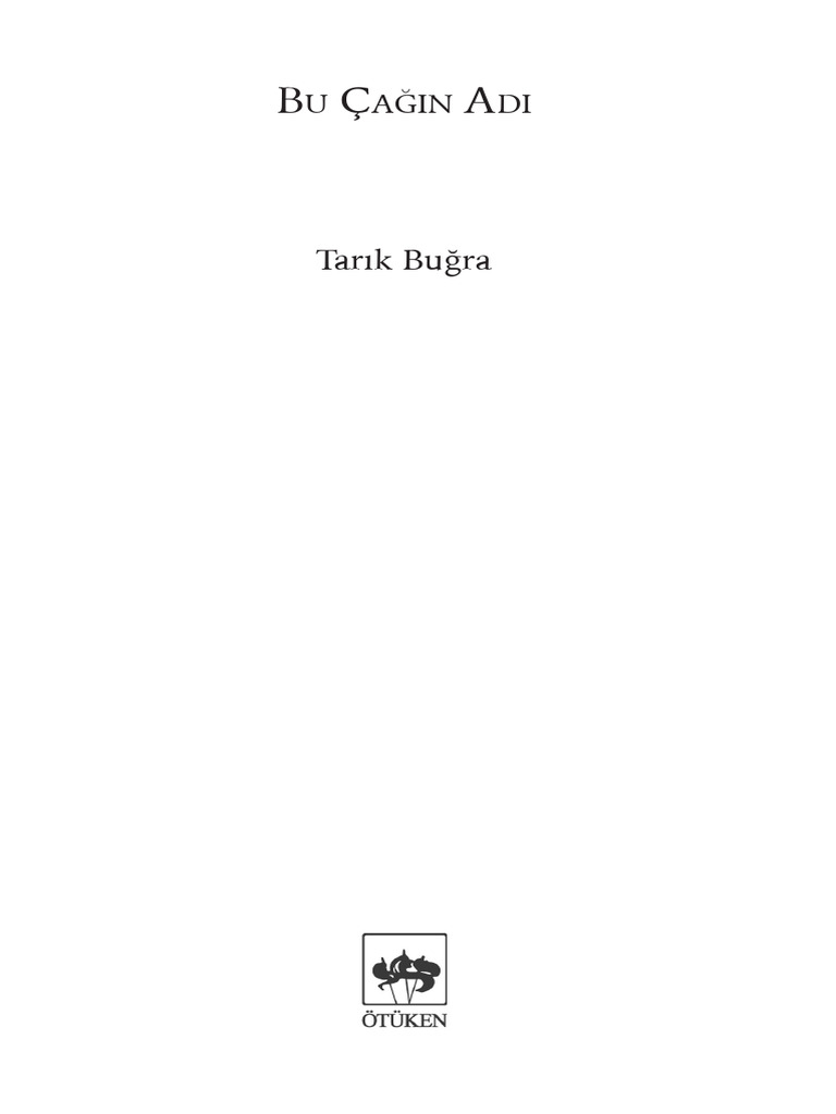 Bu Cagin Adi 1648400930 | PDF