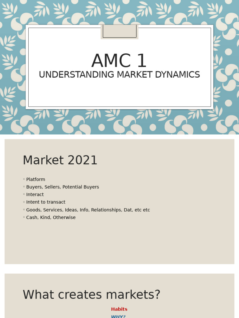 AMC Session 1 | PDF
