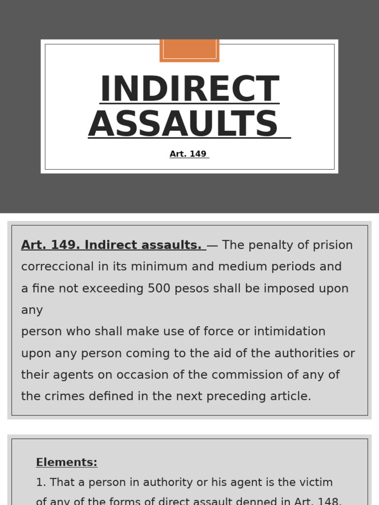 Indirect Assaults | PDF Indirect Assaults | PDF