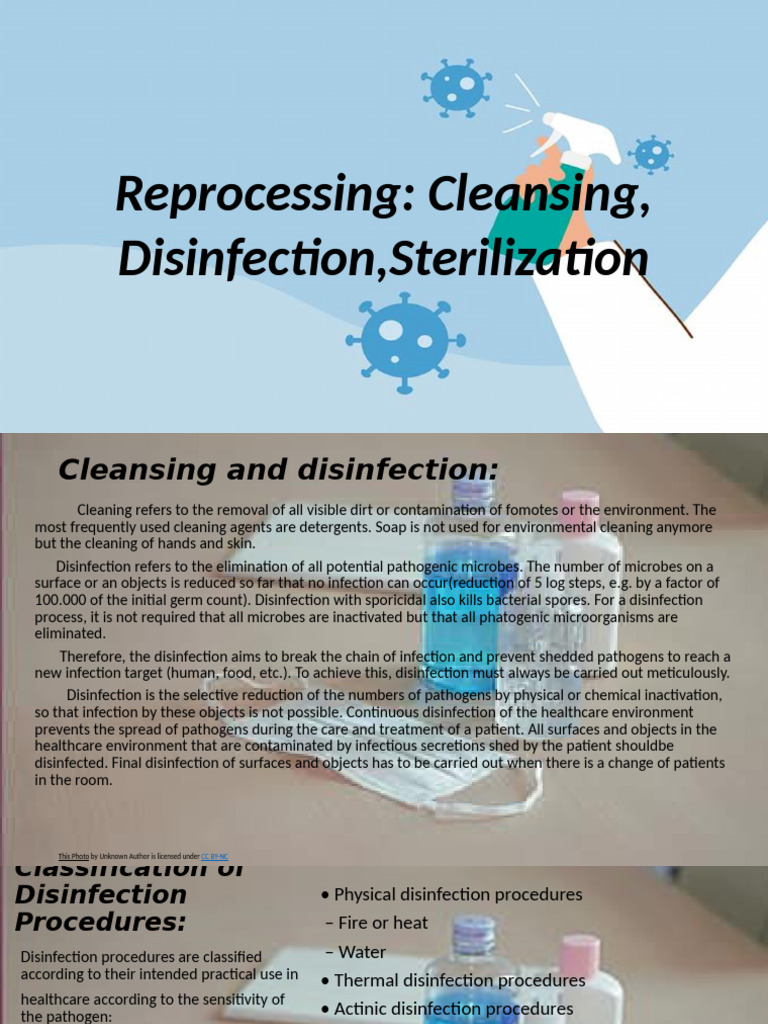 Disinfection and Sterilization Methods | PDF | Sterilization (Microbiology) | Disinfectant