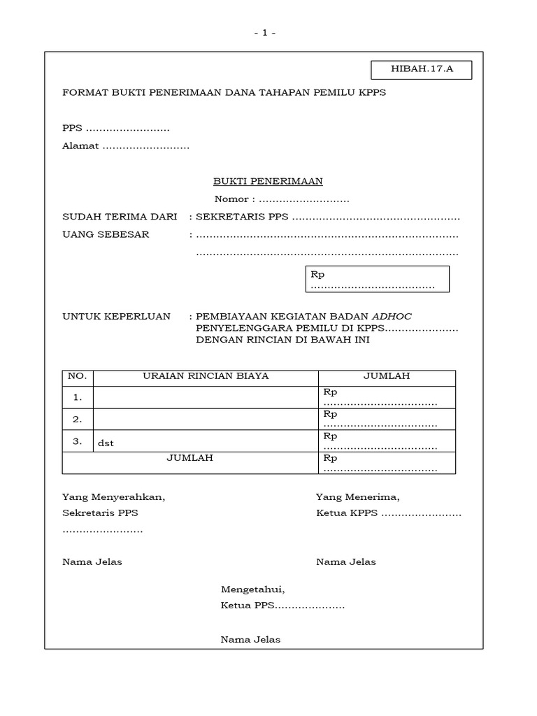 Format - Hibah | PDF