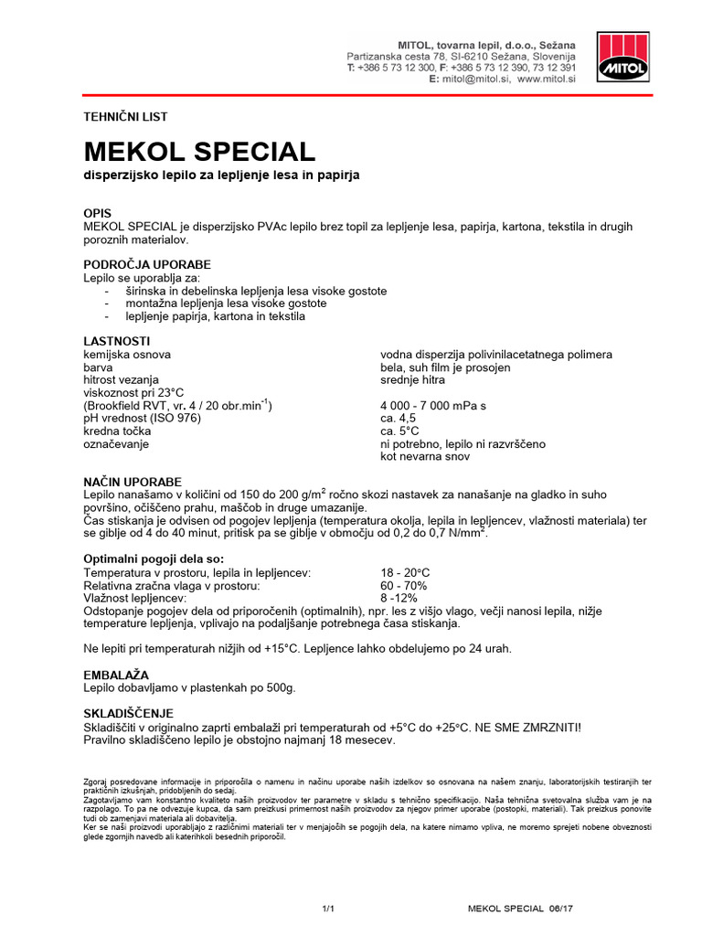Mekol-Special Slo | PDF