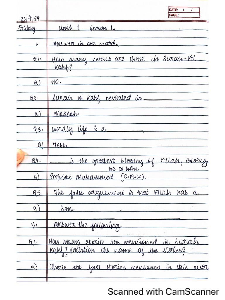 Fa1 Islamic Notes Pdf