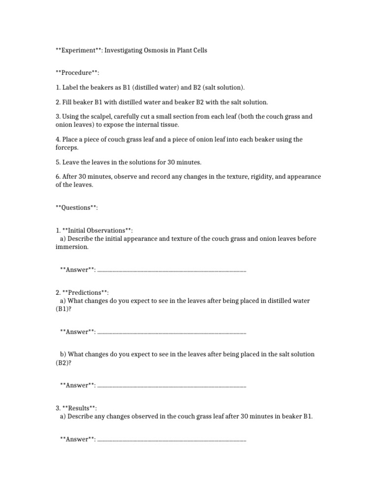 Combined Science Practical Exam | PDF | Leaf | Biology