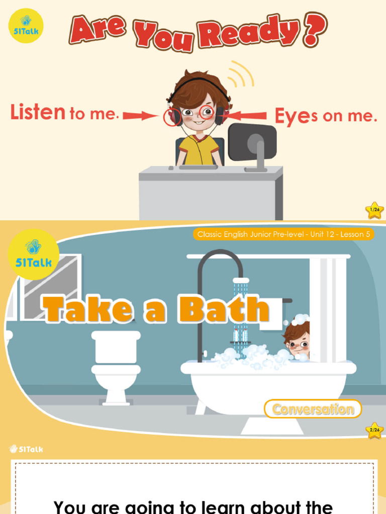Lesson 5 Take A Bath | PDF