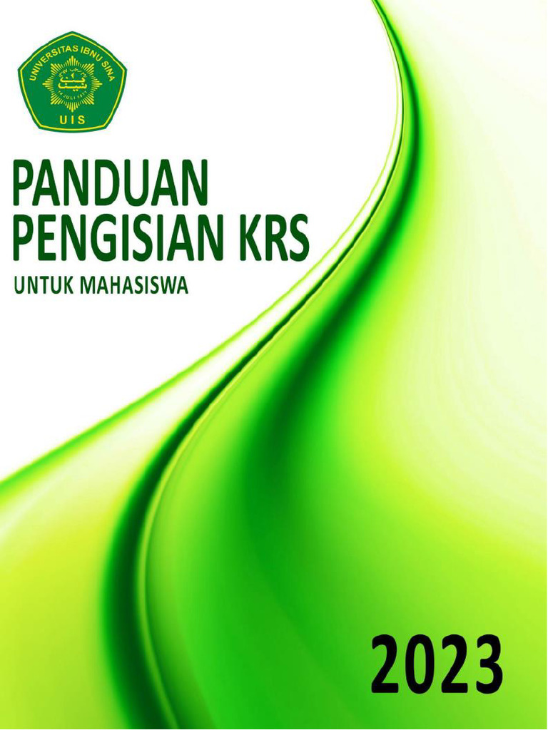 Panduan Pengisian Krs Mahsiswa | PDF