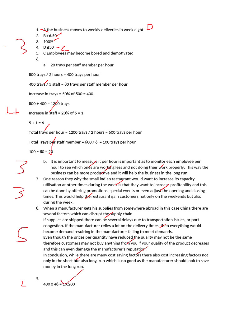 Business Unit 4 Assignment | PDF | Demand | Economics