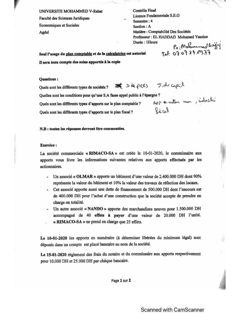 Cs Haddad CF 20 Rimaco 1h | PDF