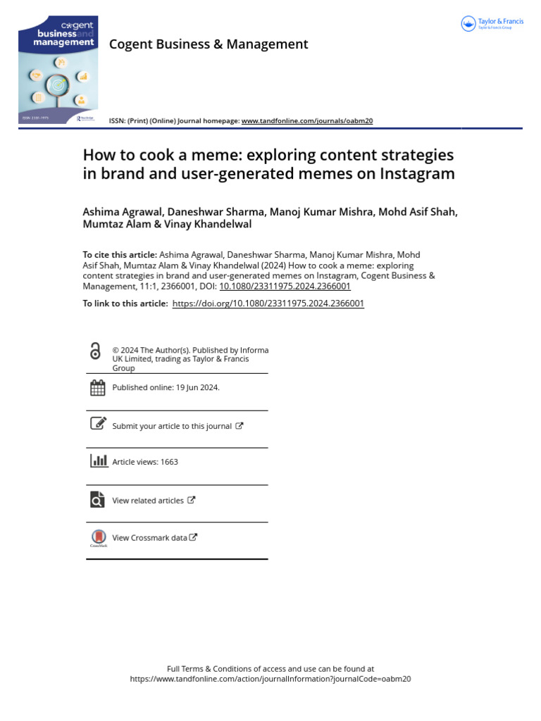 Memes as Marketing Tools on Instagram | PDF | Humour | Brand