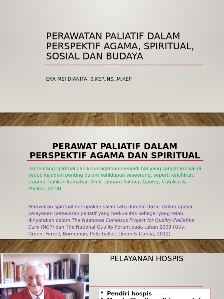 Spiritual, Sosial Dan Budaya TTG Perawatan Palliative - Eka | PDF