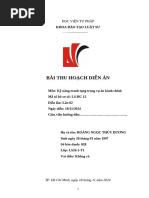 Bài Thu Hoạch LS - TV - 034 | PDF