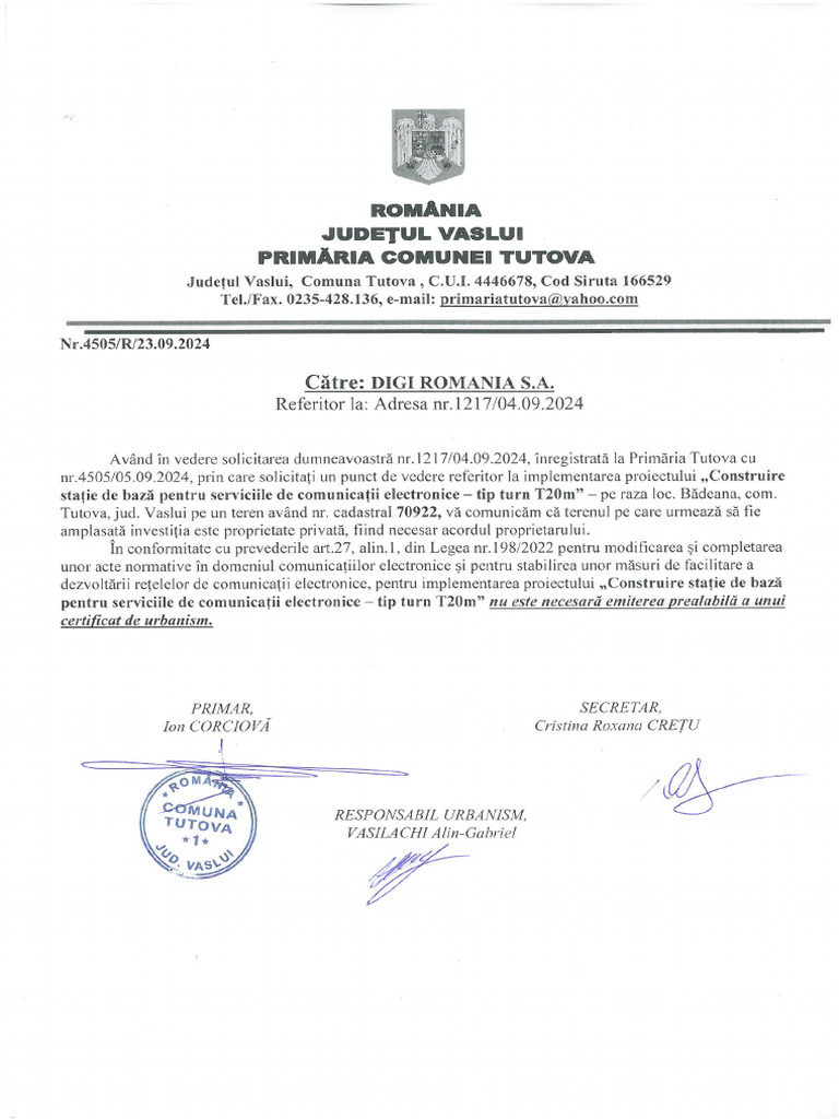 Adresa Digi Romania | PDF