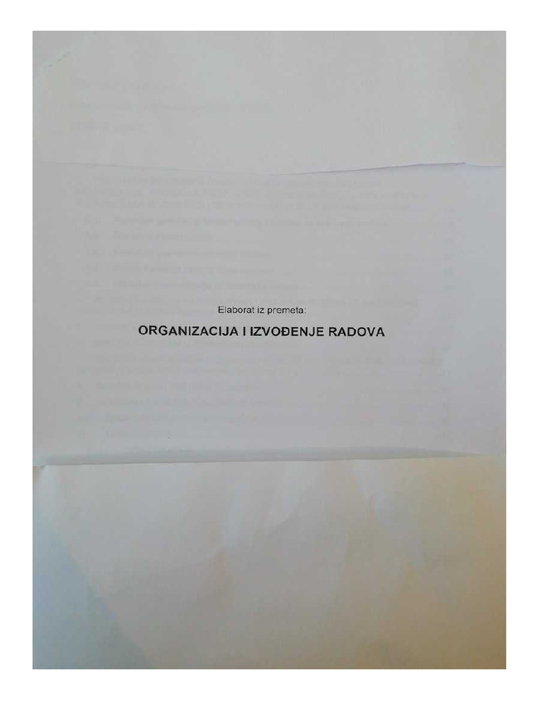 Elaborat OIR | PDF