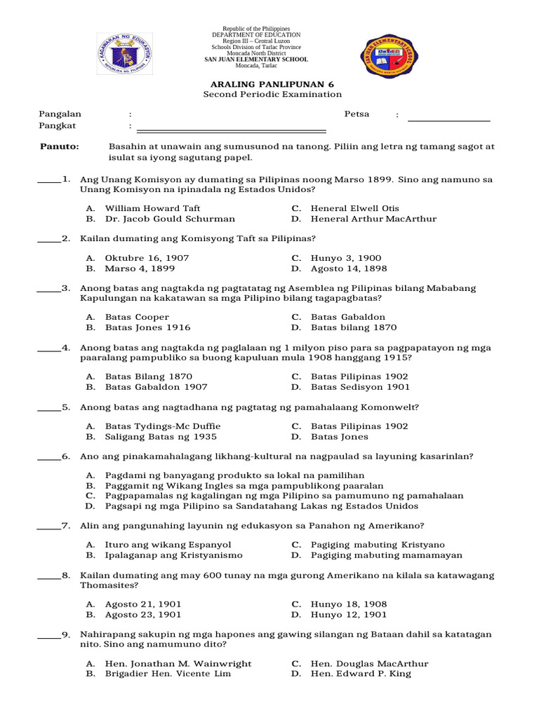 Ap 6 - Q2 - PT - New | PDF
