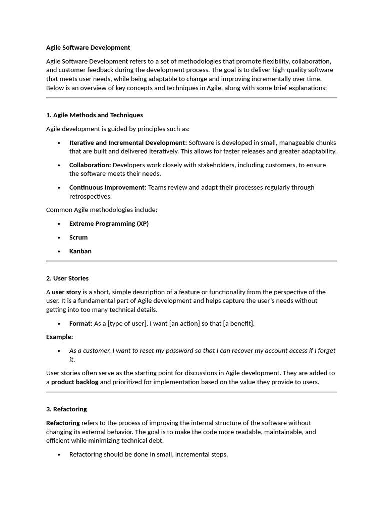 Agile Software Development | PDF | Agile Software Development | Scrum (Software Development)