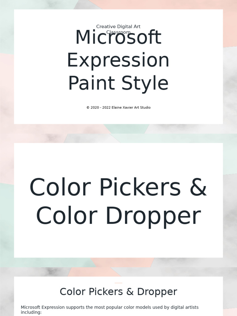 Microsoft Expression - Paint Style | PDF