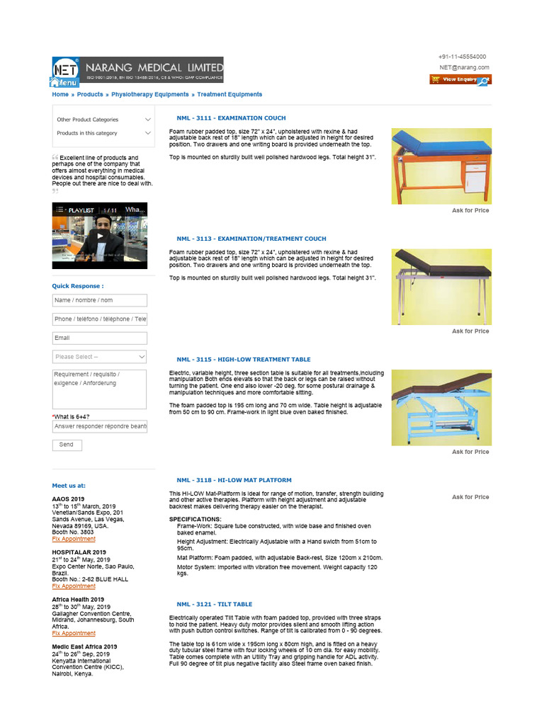 Treatment Table | PDF | Anatomical Terms Of Motion | Musculoskeletal System