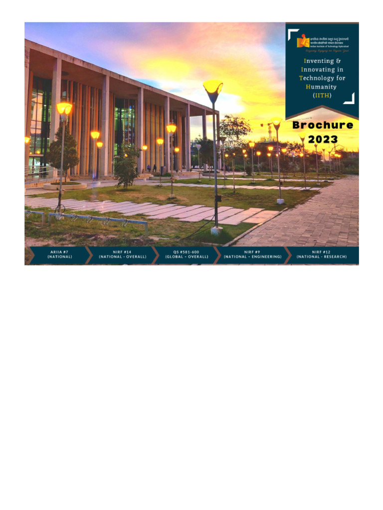 IITH Brochure 2023 | PDF