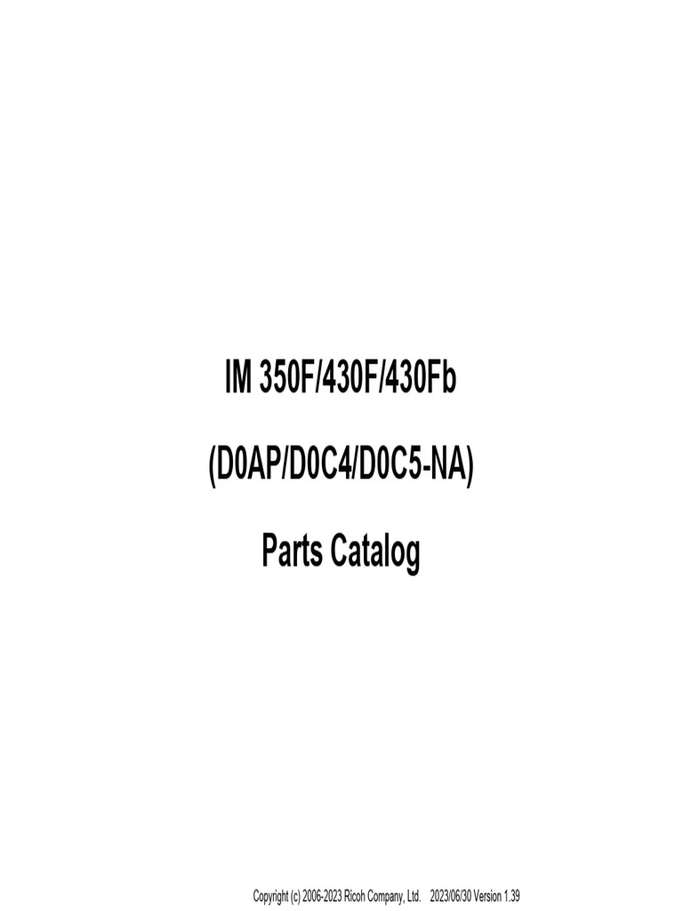 Catalogo de Piezas IM430F | PDF | Computing | Computer Hardware