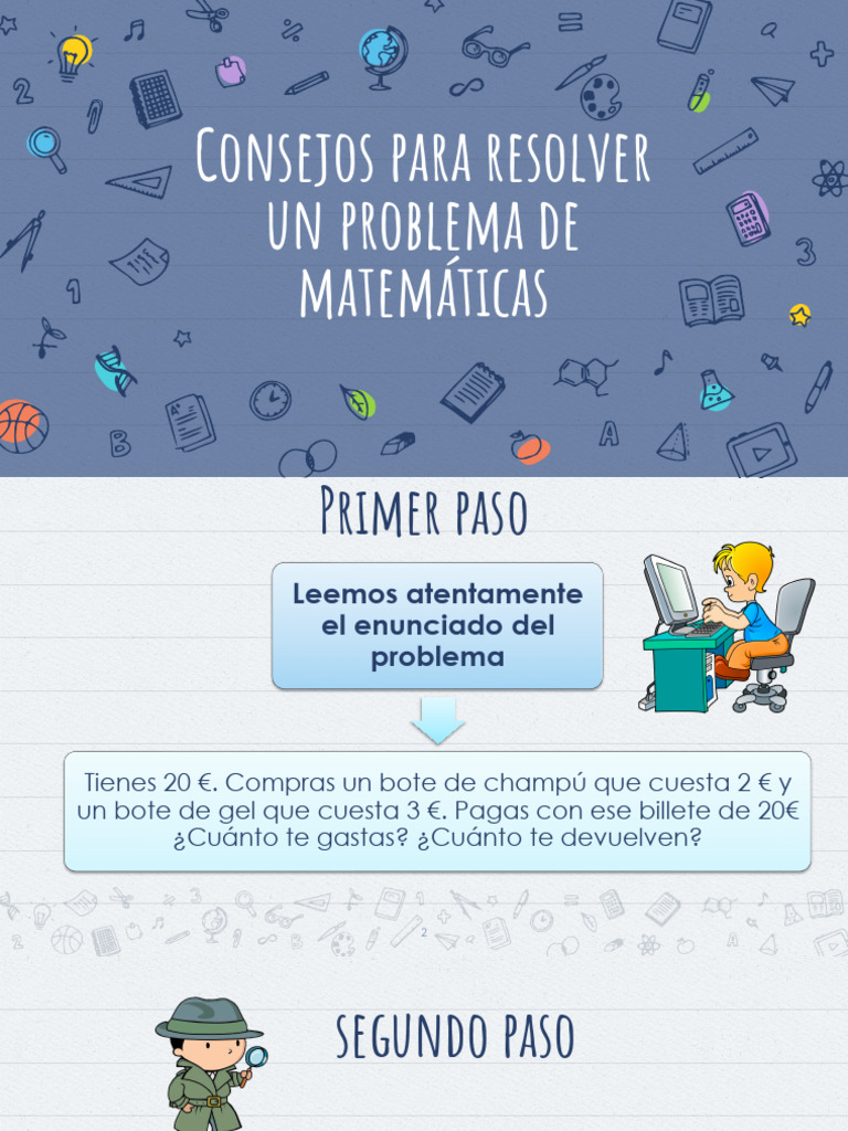 Como Resolver Un Problema Matematico 1 Echevita | PDF