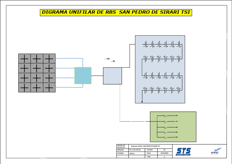 Diagrama Unifilar RBS San Pedro | PDF | Energia electrica | Electricidad